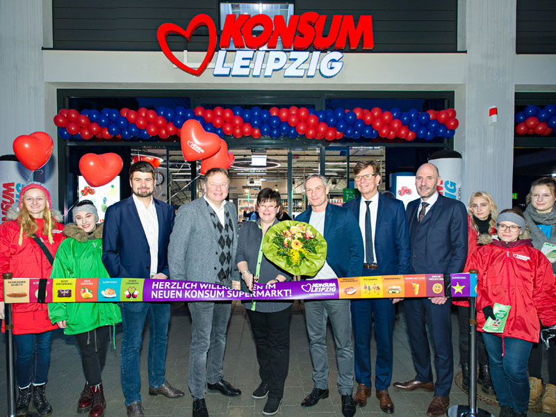Konsum Leipzig eröffnet neue Filiale in der Rosa-Luxemburg-Straße ...
