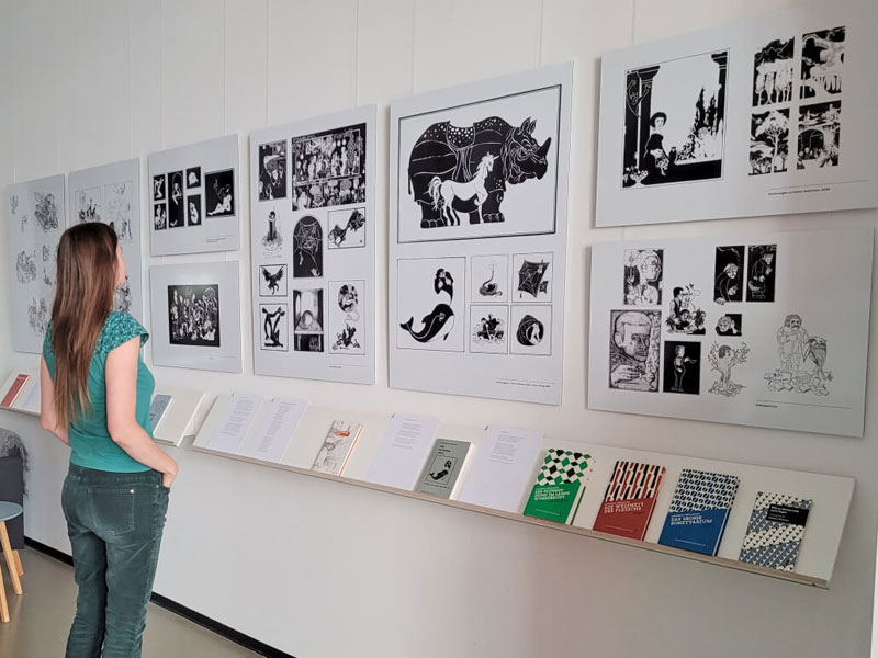 Ausstellung »Andreas Reimann – SCHWARZ AUF WEISS: EIN REGENBOGEN« im ...