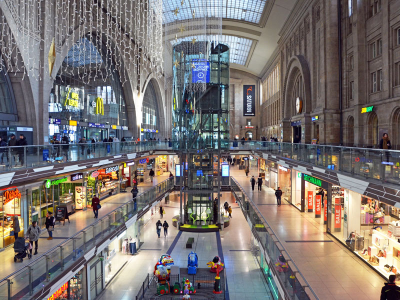 Rekord: Promenaden Hauptbahnhof Leipzig hatten 2023 erstmalig über 28 ...