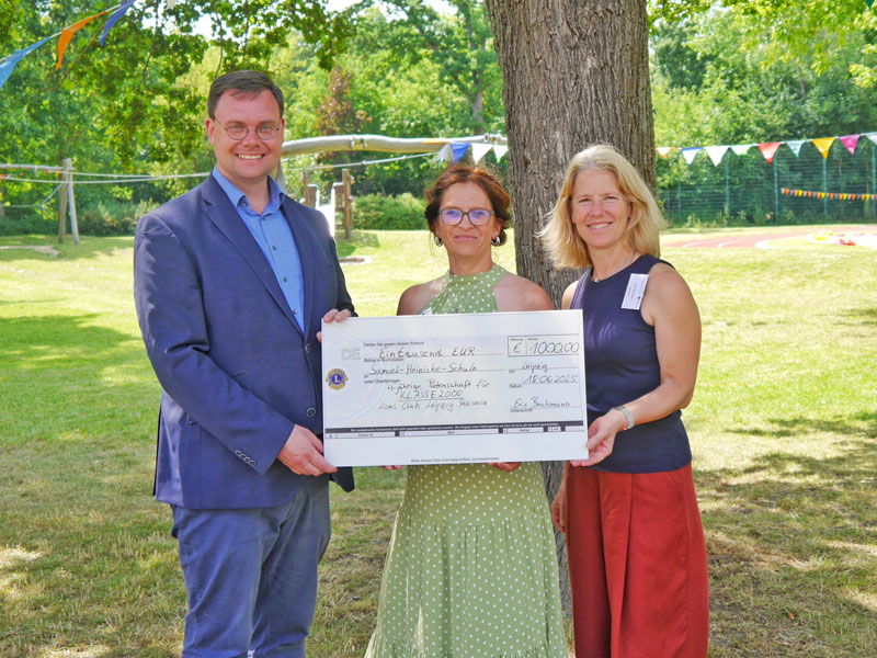 Lions Club Leipzig Saxonia unterstützt Samuel-Heinicke-Schule ...