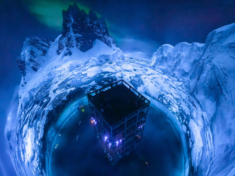 Neues Naturpanorama von Yadegar Asisi im Panometer Leipzig: ANTARKTIS ...