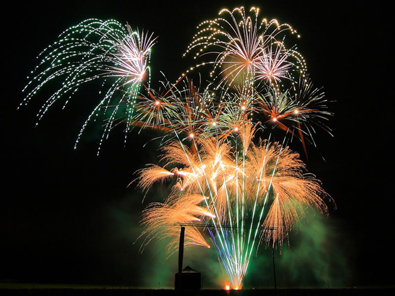 Faszination Feuerwerk bei Pyro Games 2015 in Leipzig - LEIPZIGINFO.DE